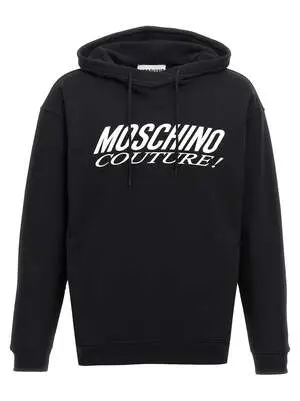 Moschino Print Cotton Hoodie - Multicolor