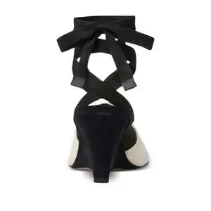 Jacquemus Tie Fastening Pointed Toe Wedge
