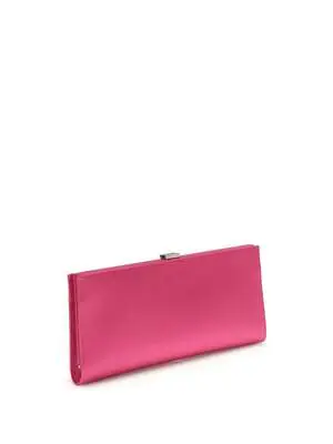 ROGER VIVIER Pilgrim Clutch With Embellished Buckle