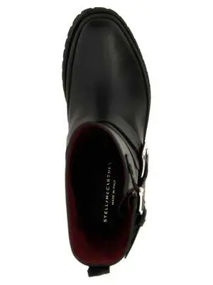 Stella McCartney Biker Ankle Boots With Buckle Detail