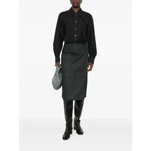 LEMAIRE Pointed Collar Long Sleeve Shirt