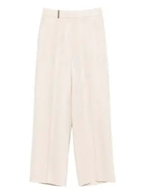 Peserico Wide Leg Trousers - Multicolor