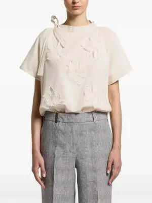 Peserico Embellished Cotton Shirt