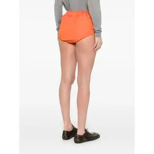Prada Cotton Mini Shorts - Orange