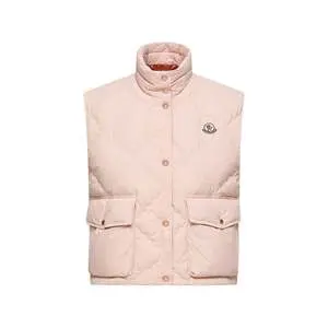 Moncler Quilted Sleeveless Vest - Pink