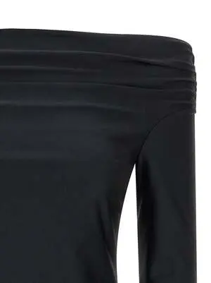 Andamane The Attico Wallis Off-the-shoulder Top - Black