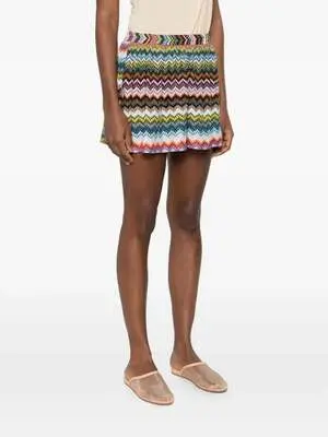 Missoni Zigzag Knit Shorts - Multicolor