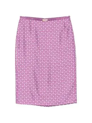 Gucci Horsebit Print Silk Skirt - Multicolor