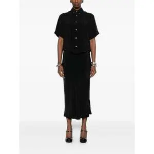 MAISON MARGIELA A-line Midi Skirt - Black