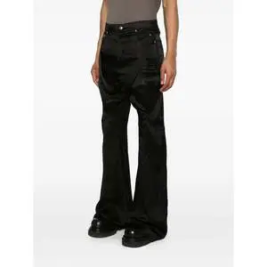 Rick Owens Wide-leg Trousers With Suspender Detail