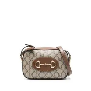 Gucci GUCCI Shoulder Bag With Horsebit Detail Brown