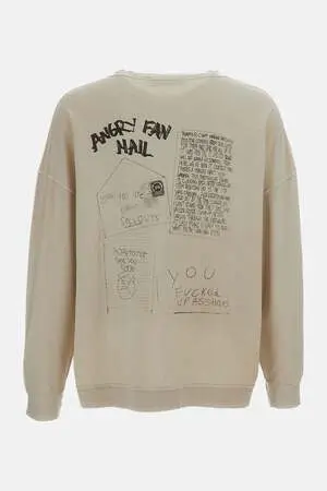 Our Legacy Angry Fan Mail" Graphic Sweatshirt - Multicolor
