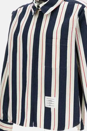 Thom Browne Zip-up Shirt - Multicolor