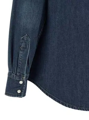 A.p.c. Delavé Cotton Denim Western Shirt