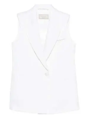 Peserico Viscose Gilet - Multicolor