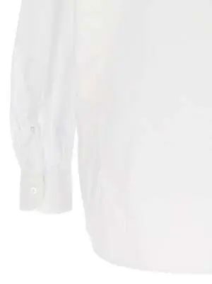 Raf Simons Cotton Poplin Shirt With Mesh Shoulder Inserts