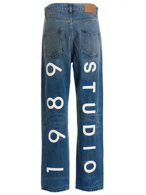 1989 STUDIO Graphic Print Jeans