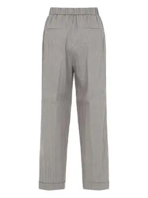 Peserico Striped Linen Trousers