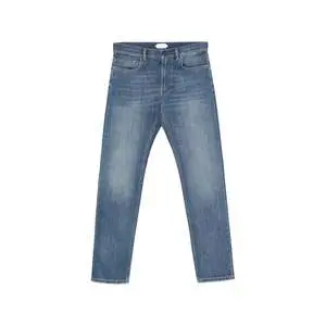 Versace Denim Regular Fit Straight-leg Jeans - Blue