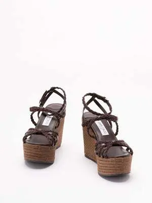 JIMMY CHOO Nyra 100 Wedges - Multicolor