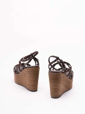 JIMMY CHOO Nyra 100 Wedges - Multicolor