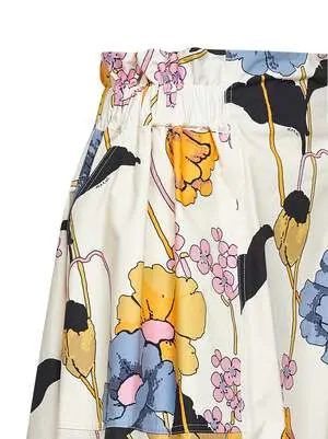 Marni Melodia-printed Poplin Midi Skirt - Multicolor