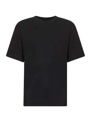 Dries Van Noten Dries Van Noten Men Black Cotton Jersey Oversized T-Shirt Multicolor