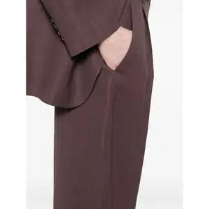 Brunello Cucinelli Wide Leg Pleated Front Trousers