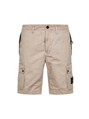 Stone Island Cargo Bermuda Shorts - Multicolor