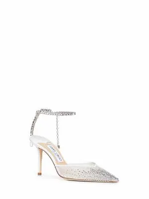 JIMMY CHOO Embellished Crystal Pumps - Multicolor