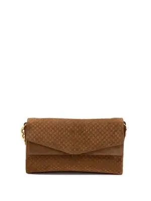 Gucci Gg Monogram Calf Leather Shoulder Bag