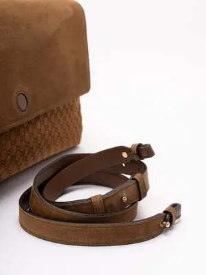 Gucci Gg Monogram Calf Leather Shoulder Bag