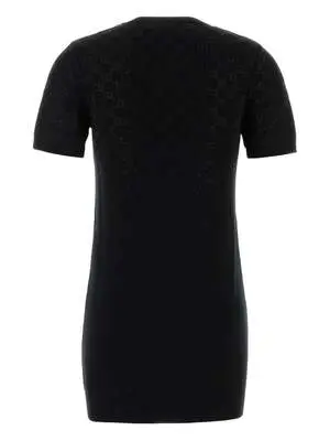 Gucci Short Sleeve Crew-neck Dress