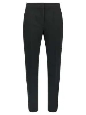 Max Mara Pegno Cropped Straight Leg Pants - Black