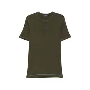 DOLCE & GABBANA Dolce & Gabbana Green T-Shirts & Vests - T-Shirts Men