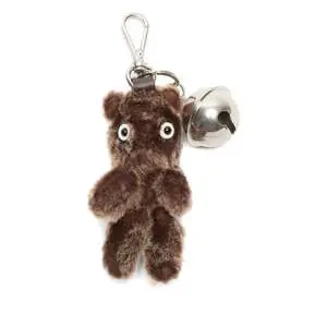 Acne Studios Teddy Bear Charm With Metallic Bell