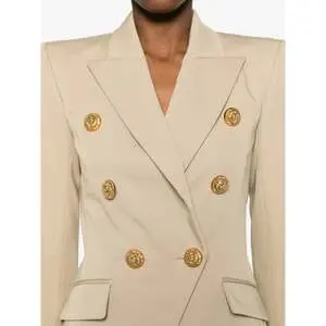 Balmain Double-breasted Peak Lapel Blazer