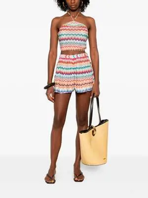 Missoni Zigzag Patterned Halter Top