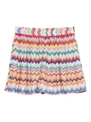 Missoni Pleated Zigzag Shorts - Multicolor