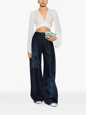 Missoni White Viscose Wrap Top
