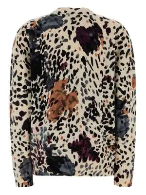 Fendi Falena" Printed Wool Sweater - Multicolor