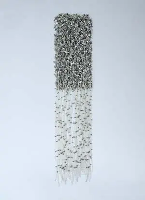 Dries Van Noten Scarf Necklace - Silver