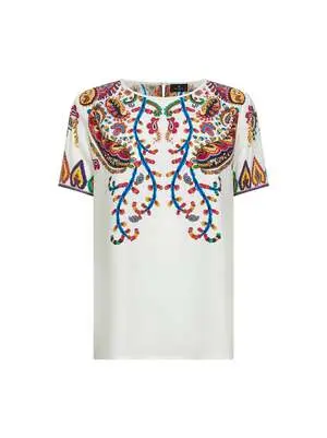 Etro Cut Out T-shirts For Women