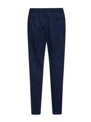 Etro Paisley-pattern Seersucker Jersey Jogger Trousers - Multicolor