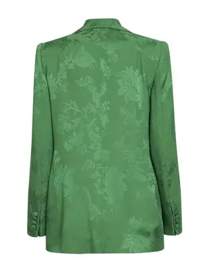 Etro Single-breasted Floral Jacquard Jacket