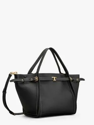 TOD'S Hammered Leather Tote Bag