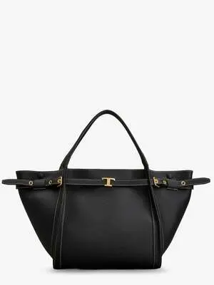 TOD'S Hammered Leather Tote Bag - Multicolor