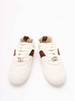 Gucci Calf Leather "shift`" Sneakers - Multicolor