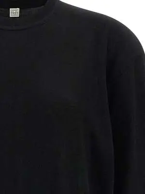 TOTEME Long Merino Wool Dress - Black