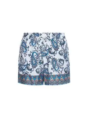 Etro Paisley Ramage Printed Swim Shorts - Multicolor